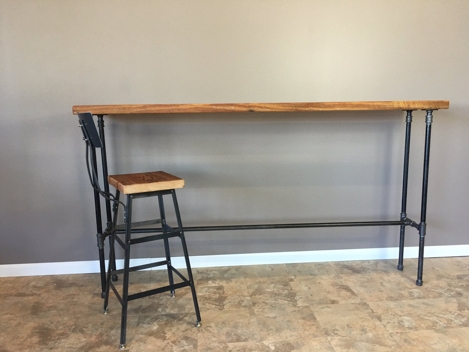 Entry Table, Hallway Table, Nook Table,42 Inch High,bar Height Wood ...