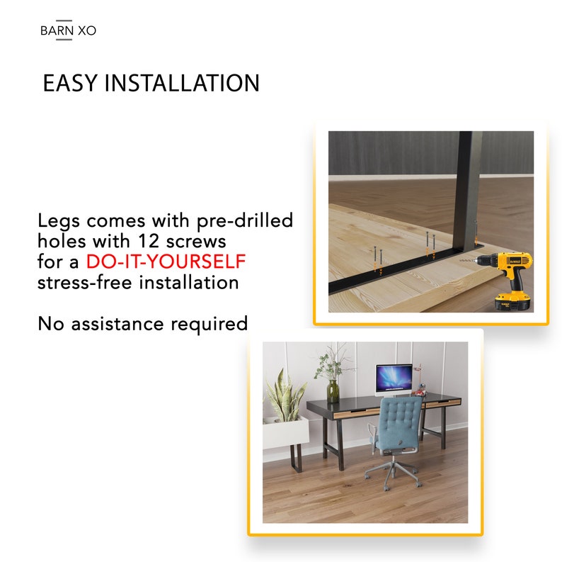 Metal Table Legs - A Frame Style - Set of 2- Powder Coated- Metal Leg ...