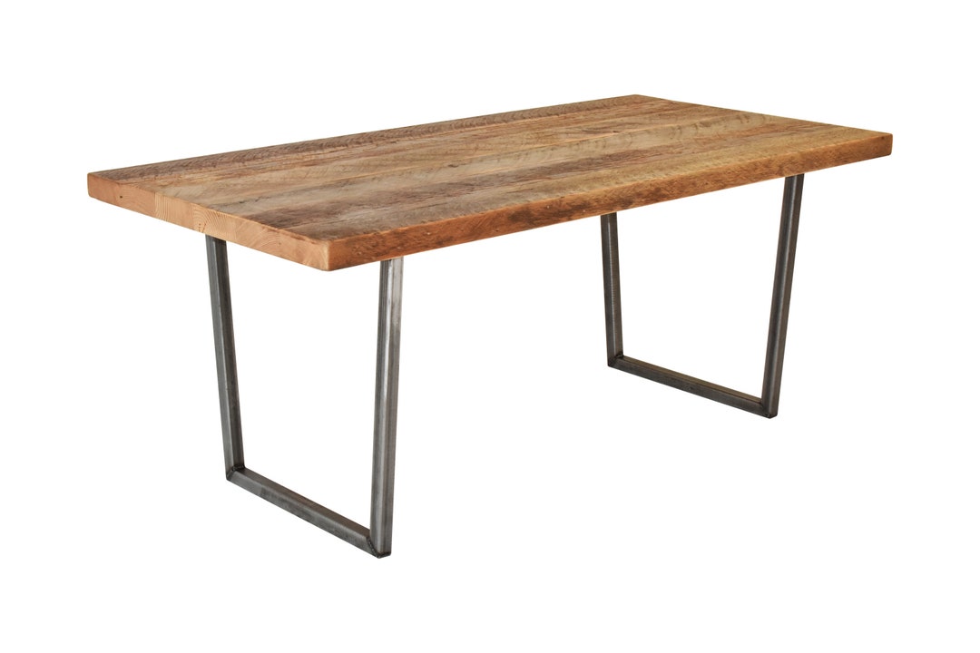 Counter Height Rustic Reclaimed Wood Brooklyn Dining Table-choose Style ...