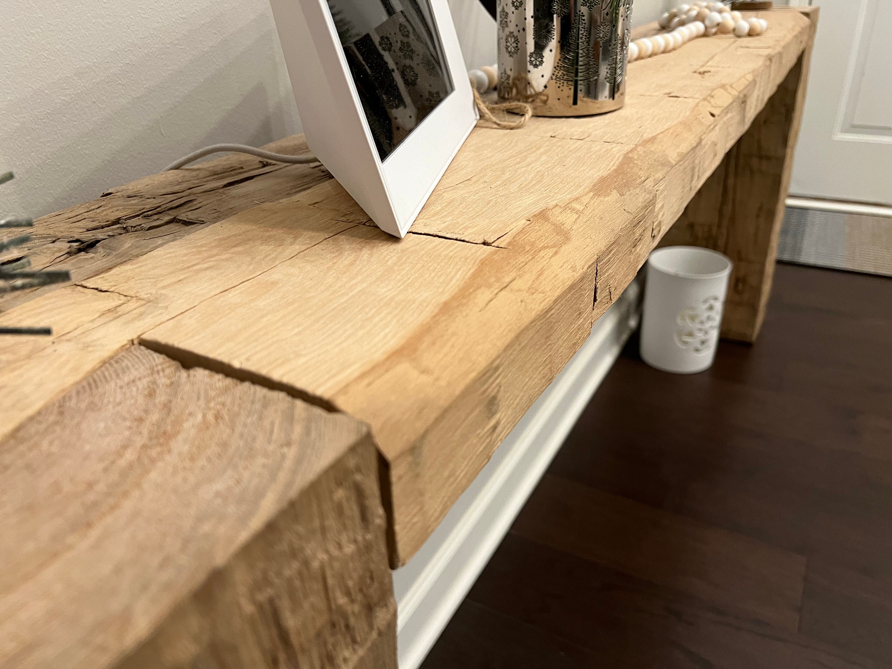 Reclaimed English Beam Rectangular Entry Table Hallway Table - Etsy