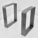 Set of (2) 3 Inch Metal Legs, Bench Legs, Table Legs, Steel Legs, Pair ...