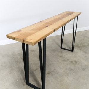 Barn XO Reclaimed Wood Counter Height Entry Table, 36 Inch High,hallway ...