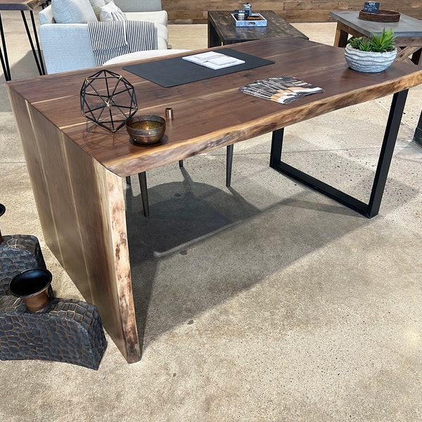 Waterfall Desk - Etsy