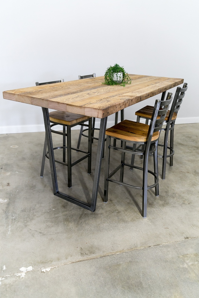 Bar Height/high Top,rectangular Pub Table,standing Height Bar Table ...