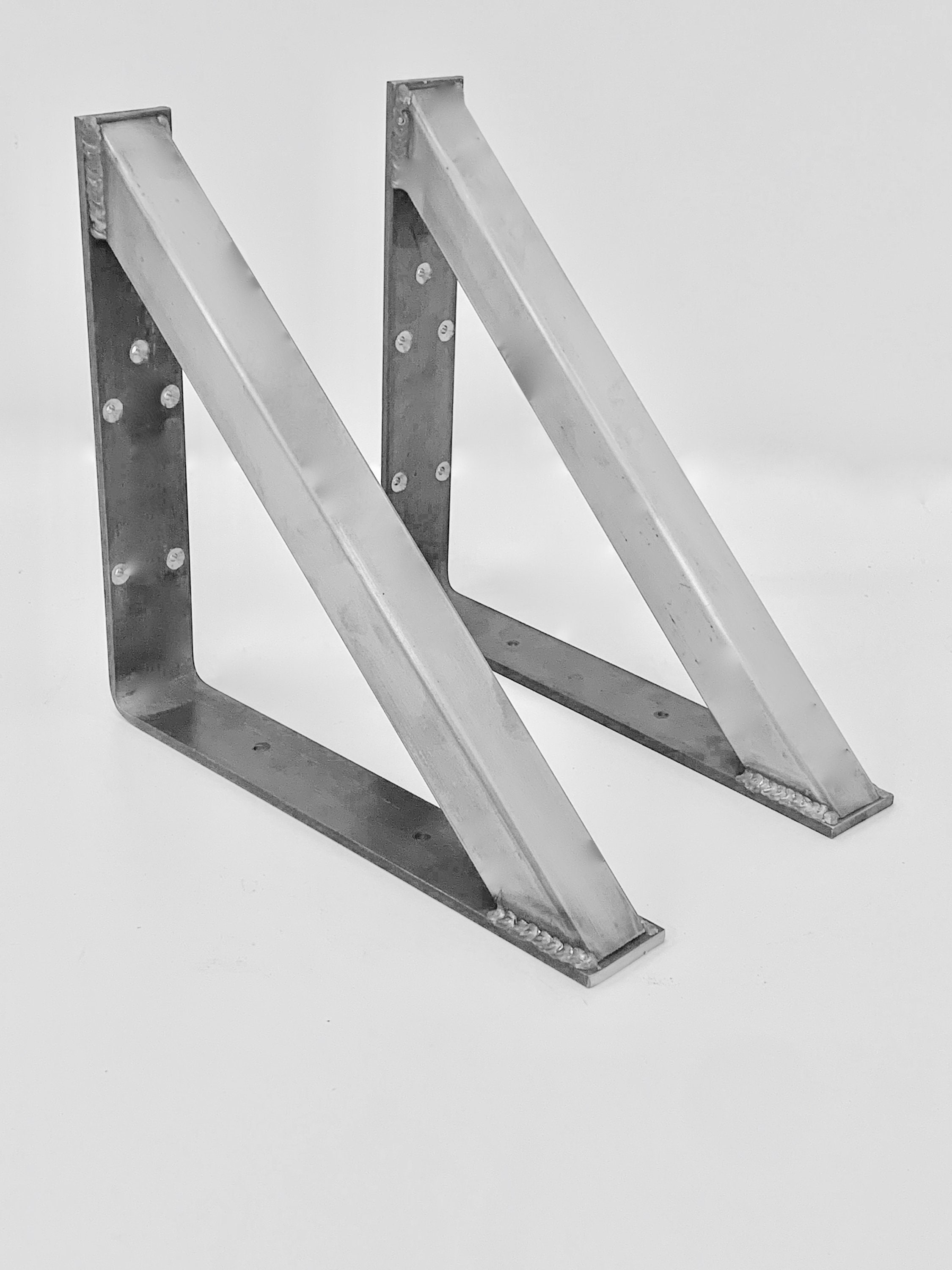 Triangle Shelf Bracket Set of 2 shelf Bracket Steel - Etsy