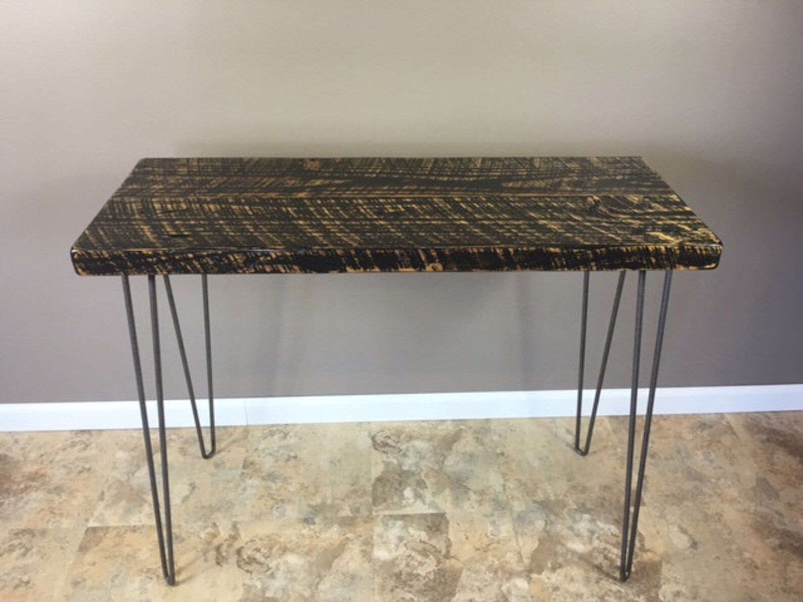 Sofa Tablemid Century Modern Console Table 30 Inch High | Etsy