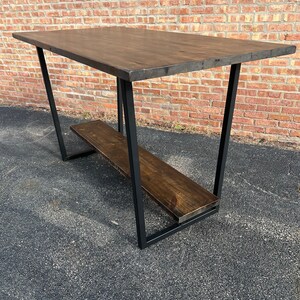 Barn Xo High Top Bar Table, Bar Height (42" High) Table With Powder ...