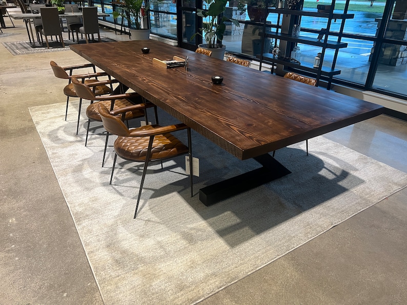 Handmade Reclaimed Wood Conference Table – Modern Office Meeting Table ...