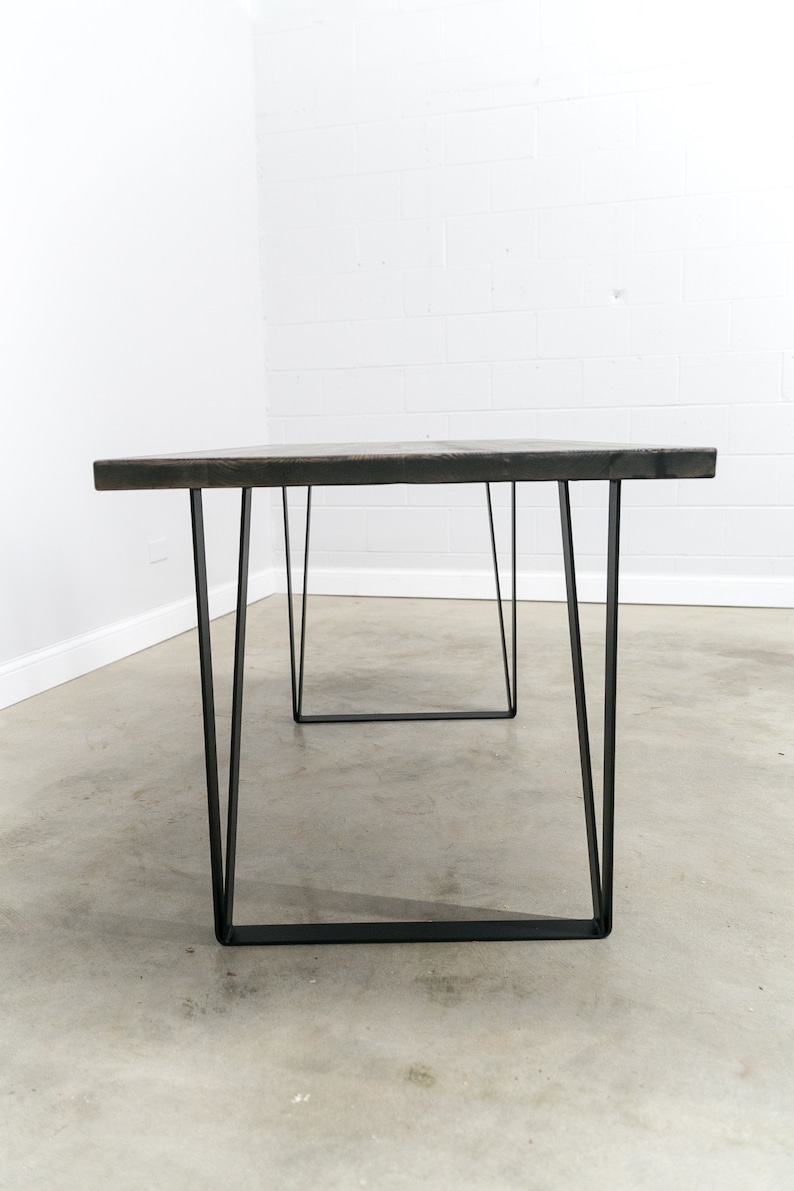 Office Desk or Computer Desk With Powder Coated Steel Legs | Etsy