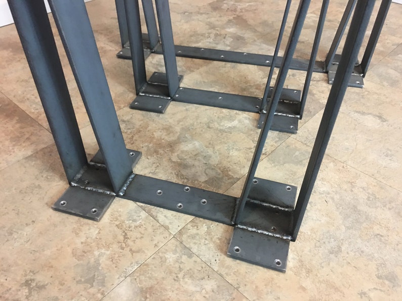 Metal U-shape Leg Set of 2 Metal Leg Bench Leg Table Leg | Etsy