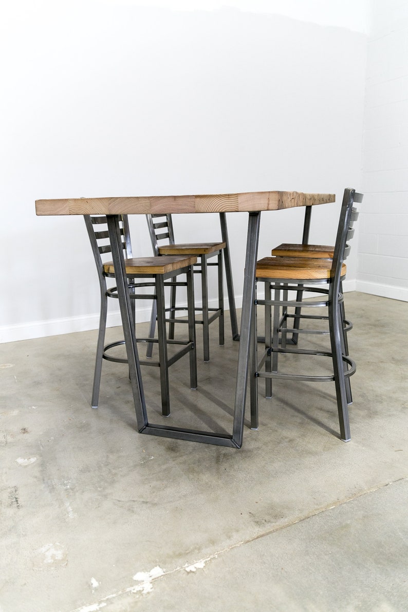Counter Height Table , Restaurant Table , Pub Table With Powder Coated ...