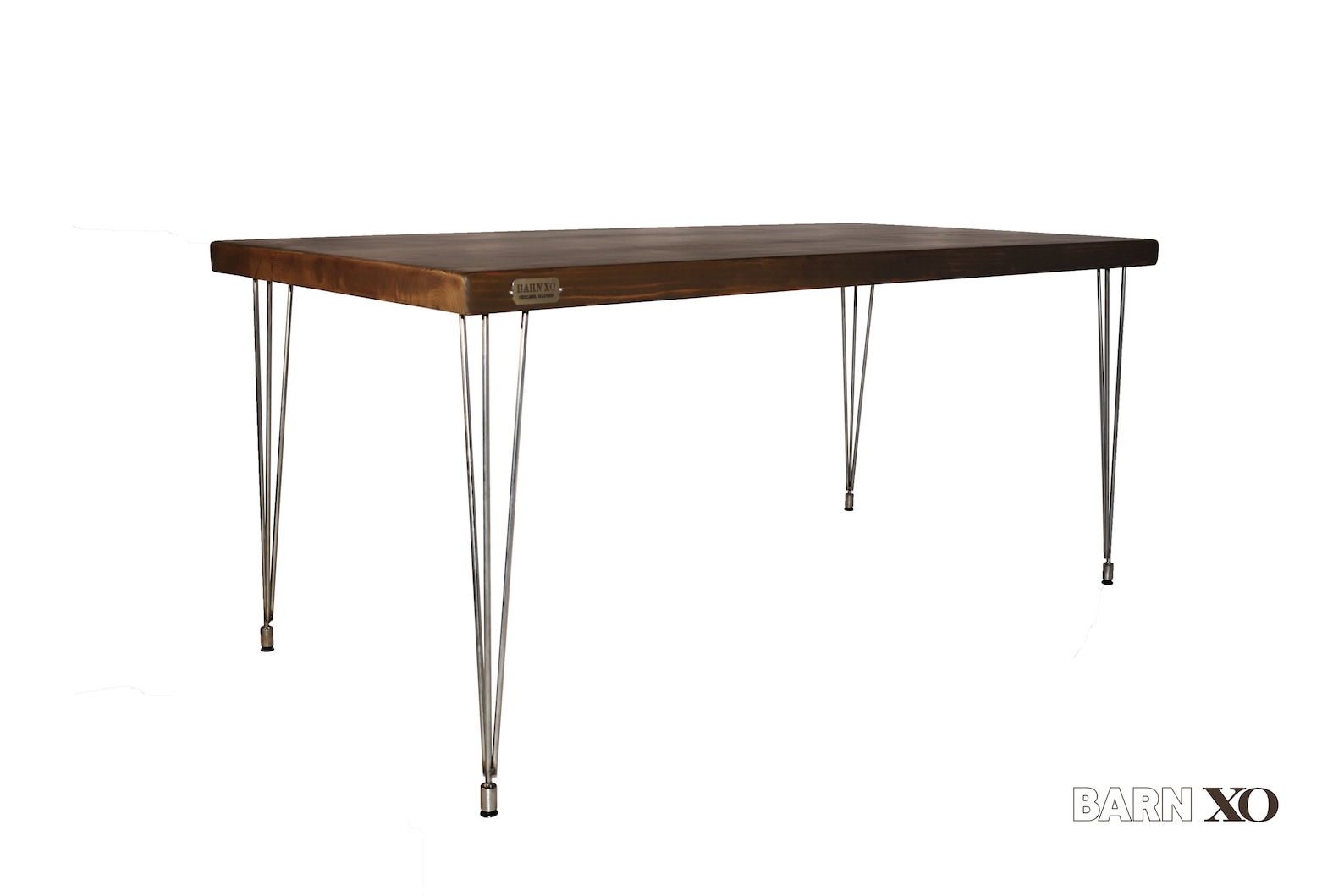 Hairpin Leg Dining Table With Reclaimed Solid Wood Top, Custom Sizes ...