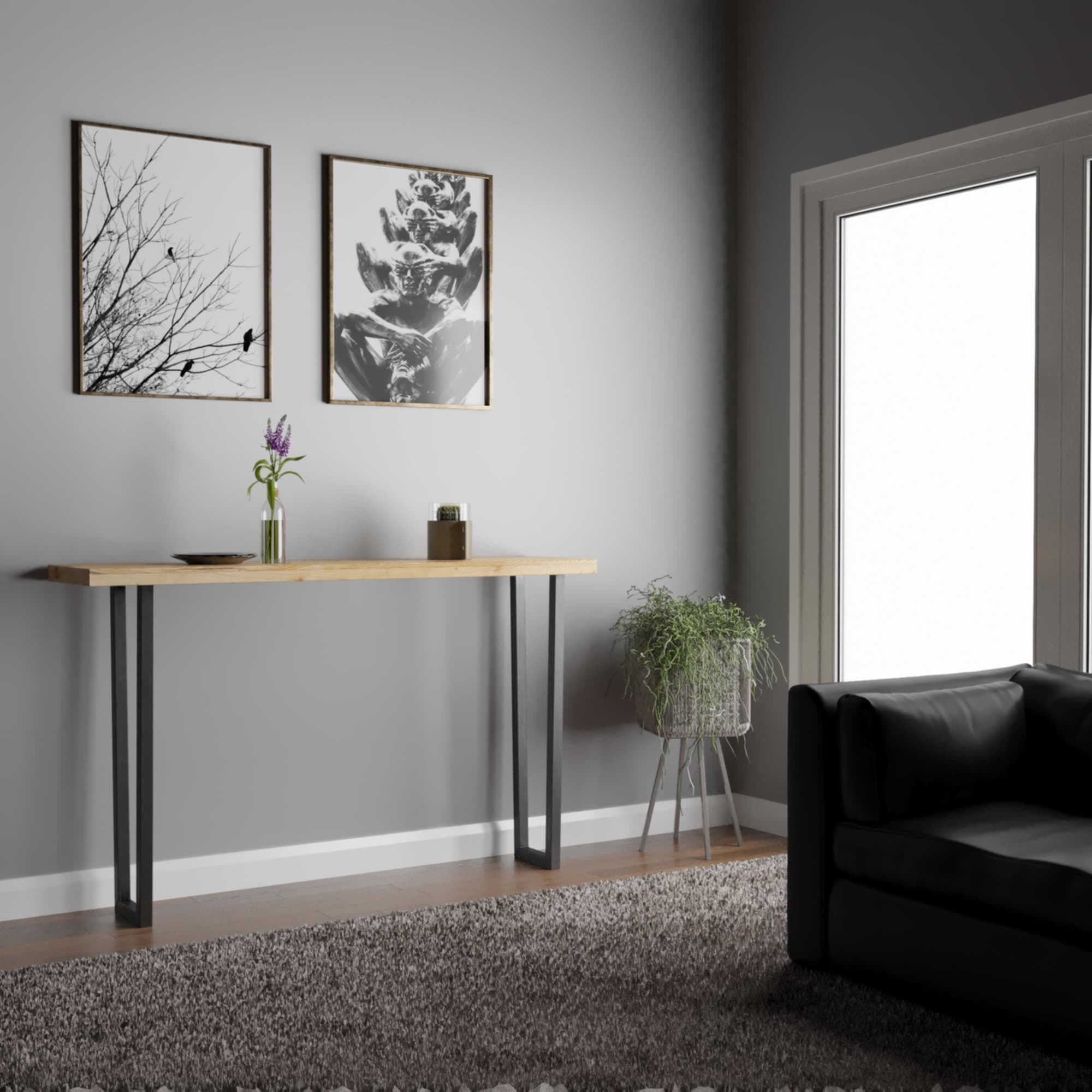 Square Metal Leg 1.5x1.5 set of 2 Counter Heigh - Etsy