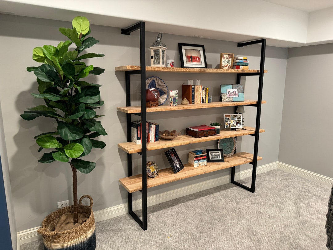 SOLID Heavy-duty Modern Farmhouse / Rustic Shelves , Custom Shelving ...