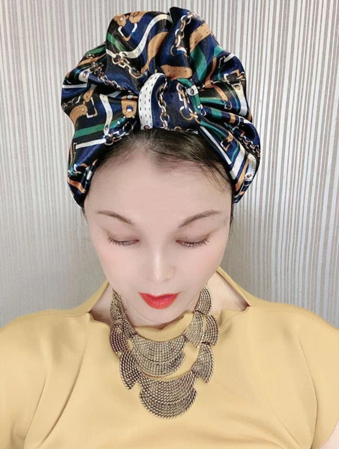 Silk Turbanwedding Fashion Turban, Vintage Turban,embellished Turban ...