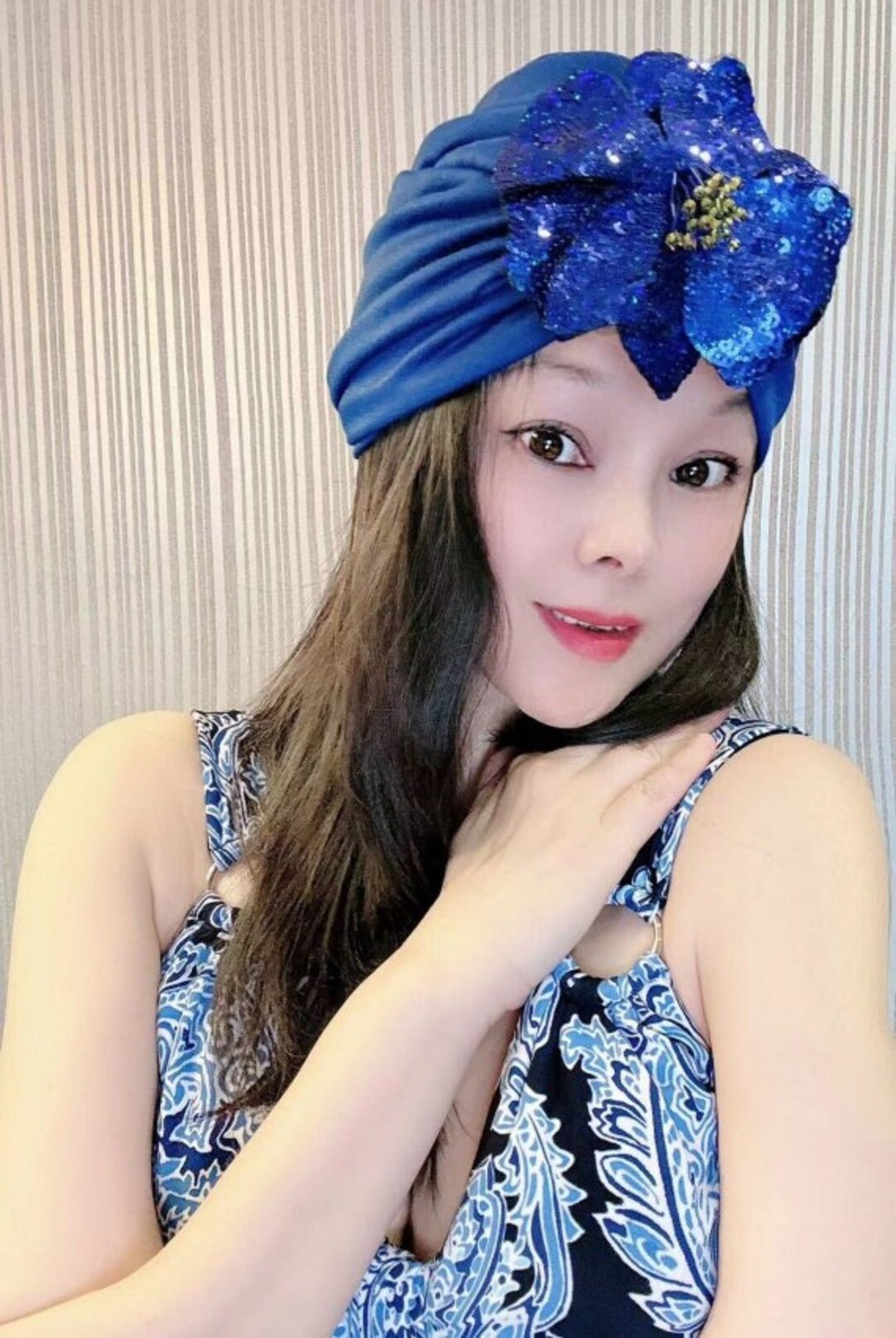 Turban-rhinestone Silk Turban，wedding Fashion Turban, Vintage Turban ...