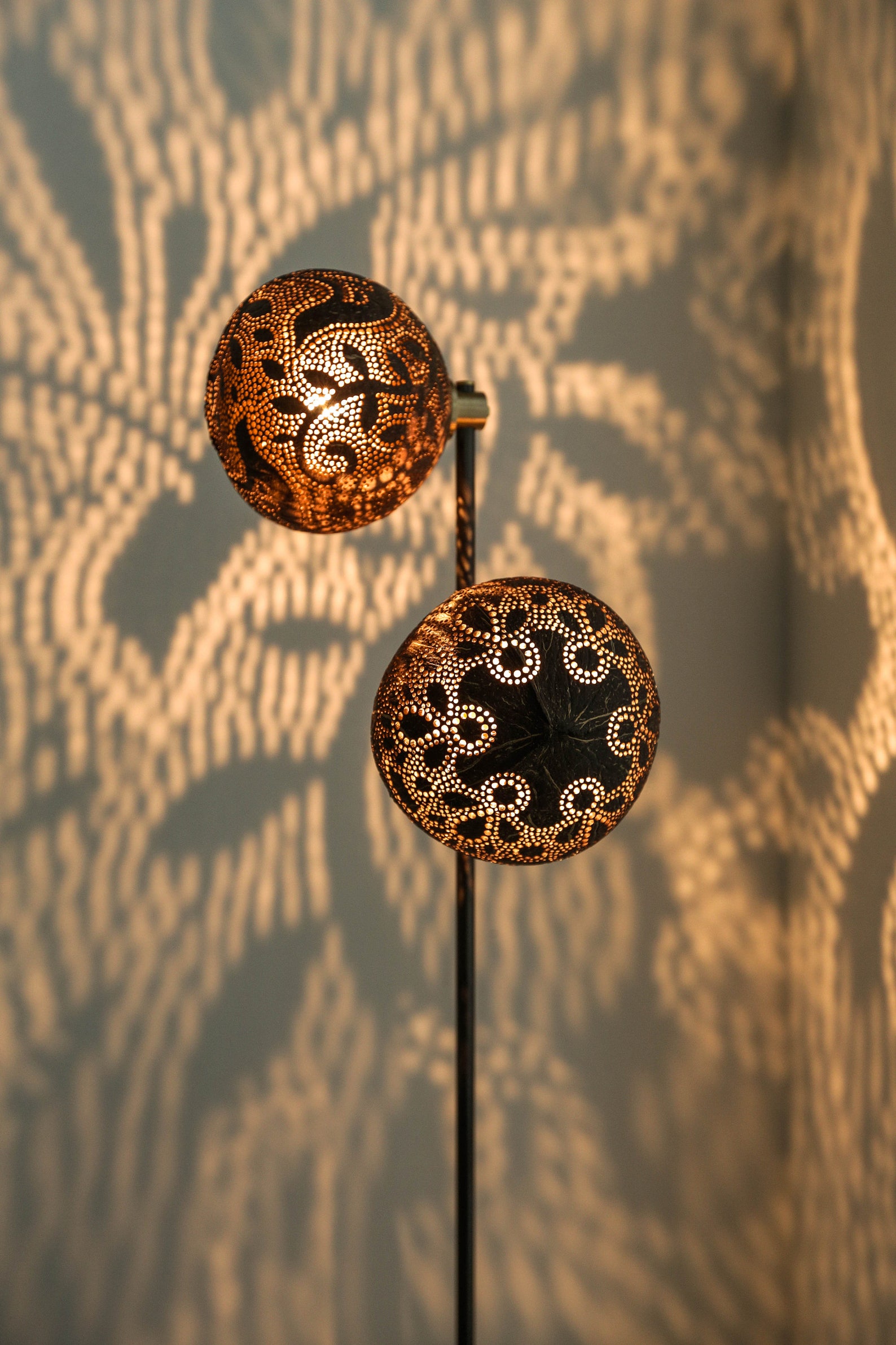 Cocolight 9 Decorative Lamp Lamp Shade Coconut Lamp Table - Etsy