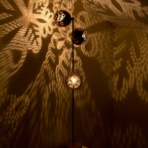 Cocolight 13, Decorative Lighting, Floor Lamp, Coconut Lamp, Handmade ...