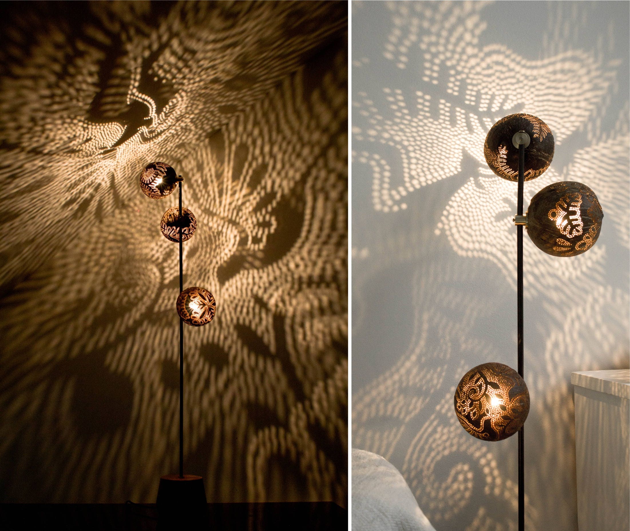 Cocolight 11, Coconut Lamp, Decorative Lamp, Romantic Lighting, Floor ...