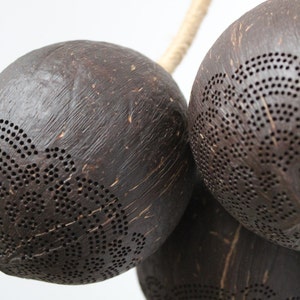 Cocolight 12, Decorative Lamp, Pendant Lamp, Handmade Lamp, Coconut ...