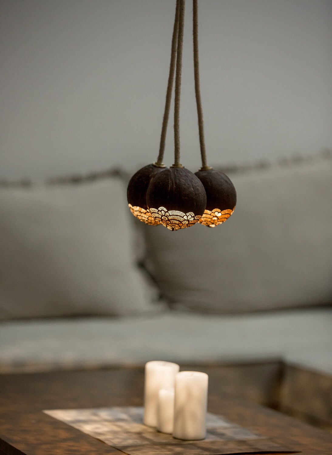 COCOlight 12 Decorative lamp Pendant Lamp Handmade lamp | Etsy