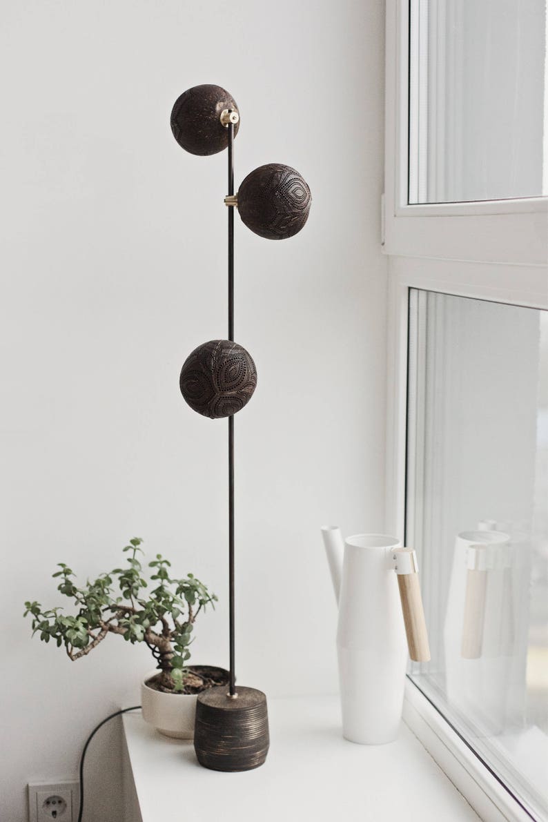 Cocolight 11, Coconut Lamp, Decorative Lamp, Romantic Lighting, Floor ...