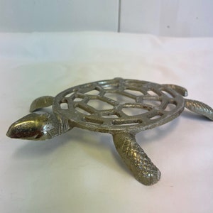 Vintage Turtle Trivet Taiwan Brass Cast Iron - Etsy