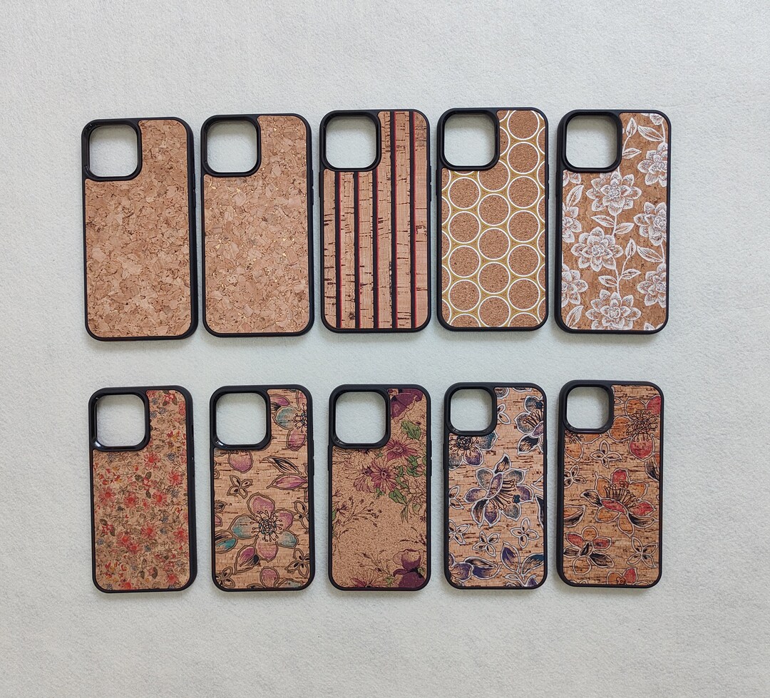 Cork iPhone 14 13 12 11 Pro Max Cork Case iPhone 12 /13 Mini Cover.wood ...