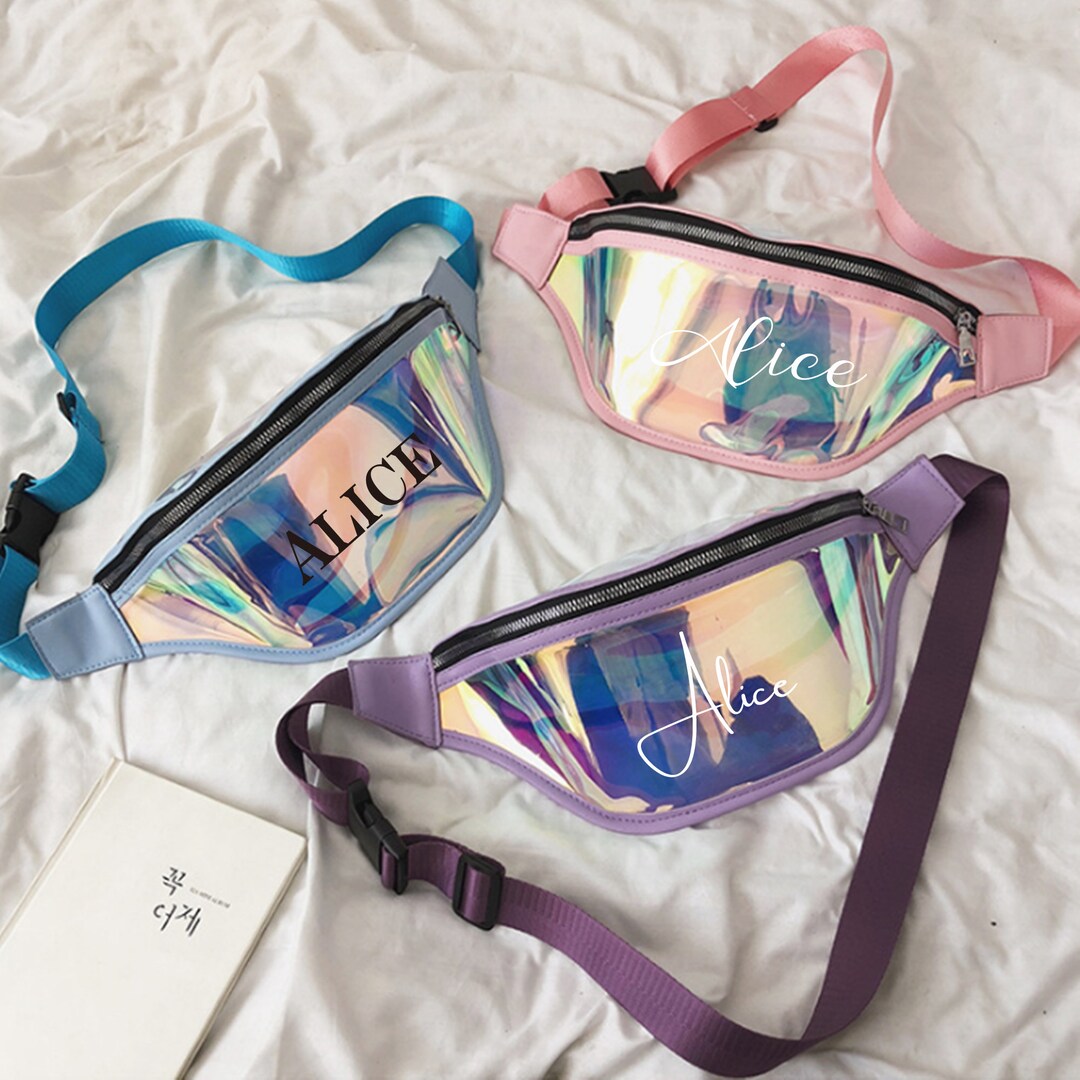 Personalized Fanny Pack, Holographic Bags, Bridesmaid Gifts, Holster ...