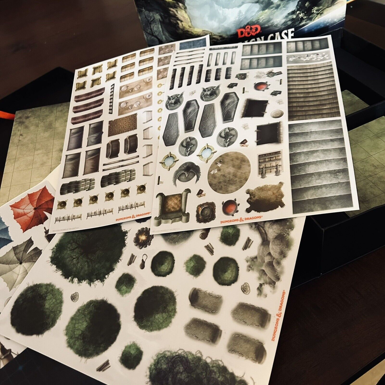 Dungeons and Dragons D&D RPG Fantasy Game Campaign Case Terrain Dungeon ...