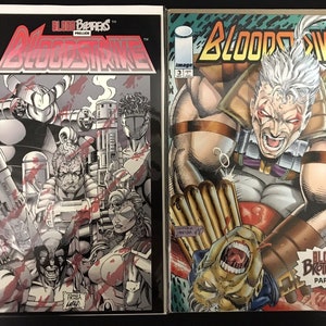 Vintage 1990's Retro Bloodstrike Comic Book Lot of 6 Image Comics - Etsy