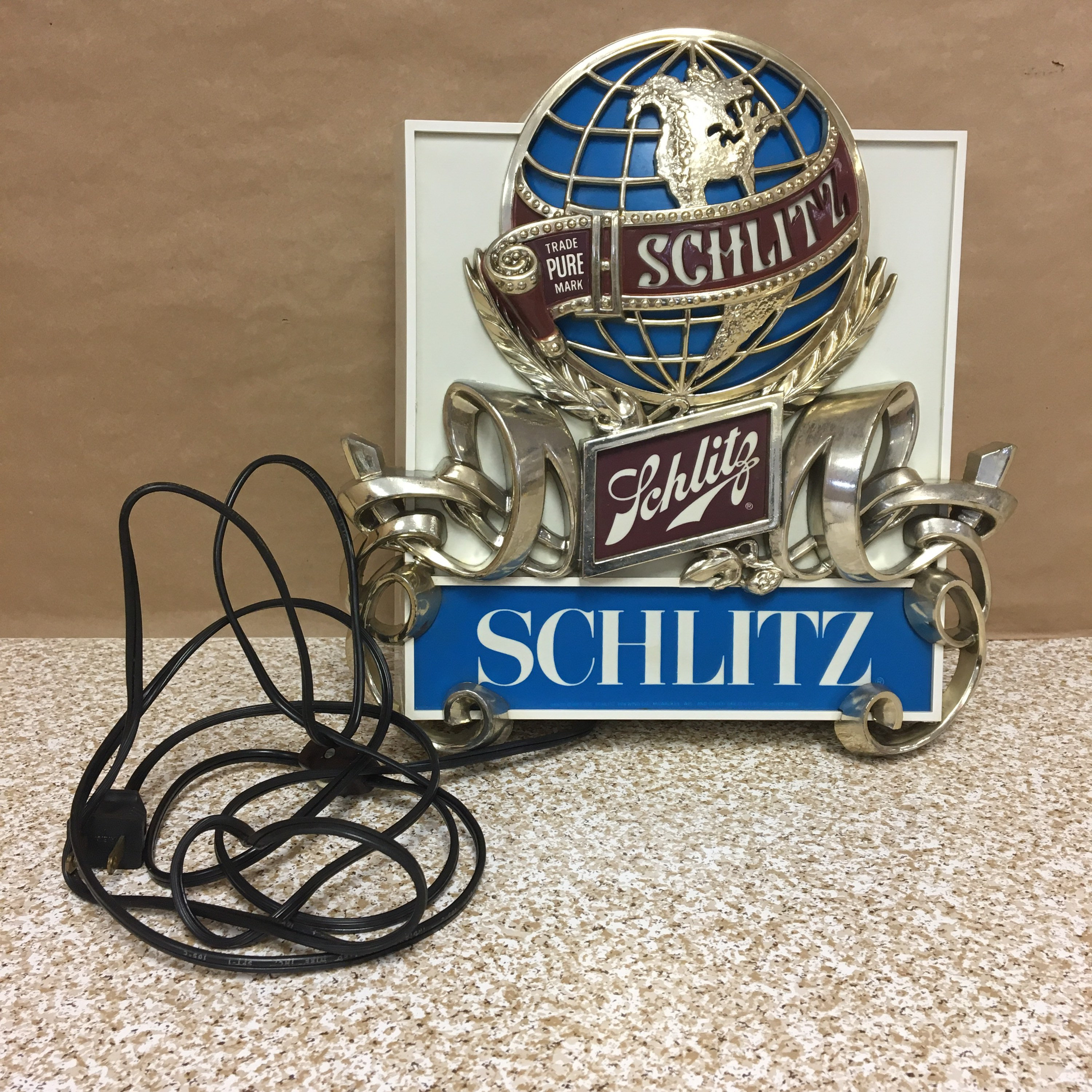 Schlitz Lighted Beer Sign