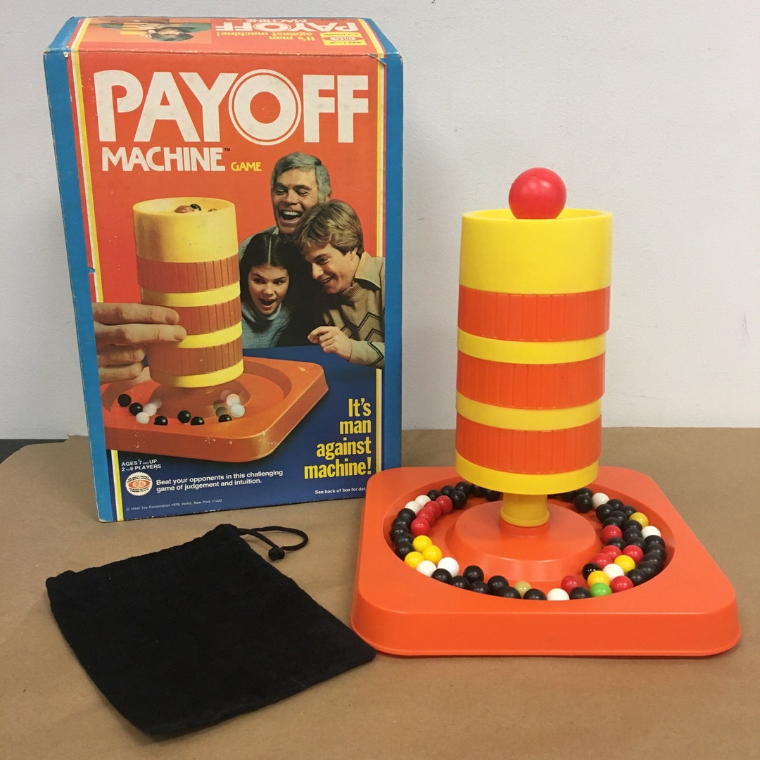 Vintage 1970's Retro 1978 Payoff Machine Game Ideal Marble Game - Etsy