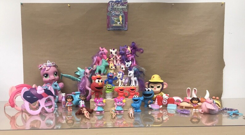 Vintage Modern MLP My Little Pony Dora Sesame Street Mixed Toy Lot - Etsy