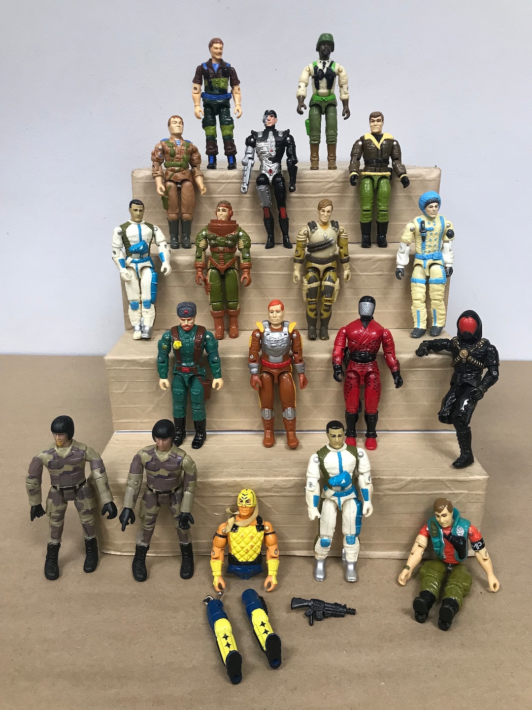 Vintage 1980s Retro GI Joe 4 Action Figure Lot Hasbro - Etsy