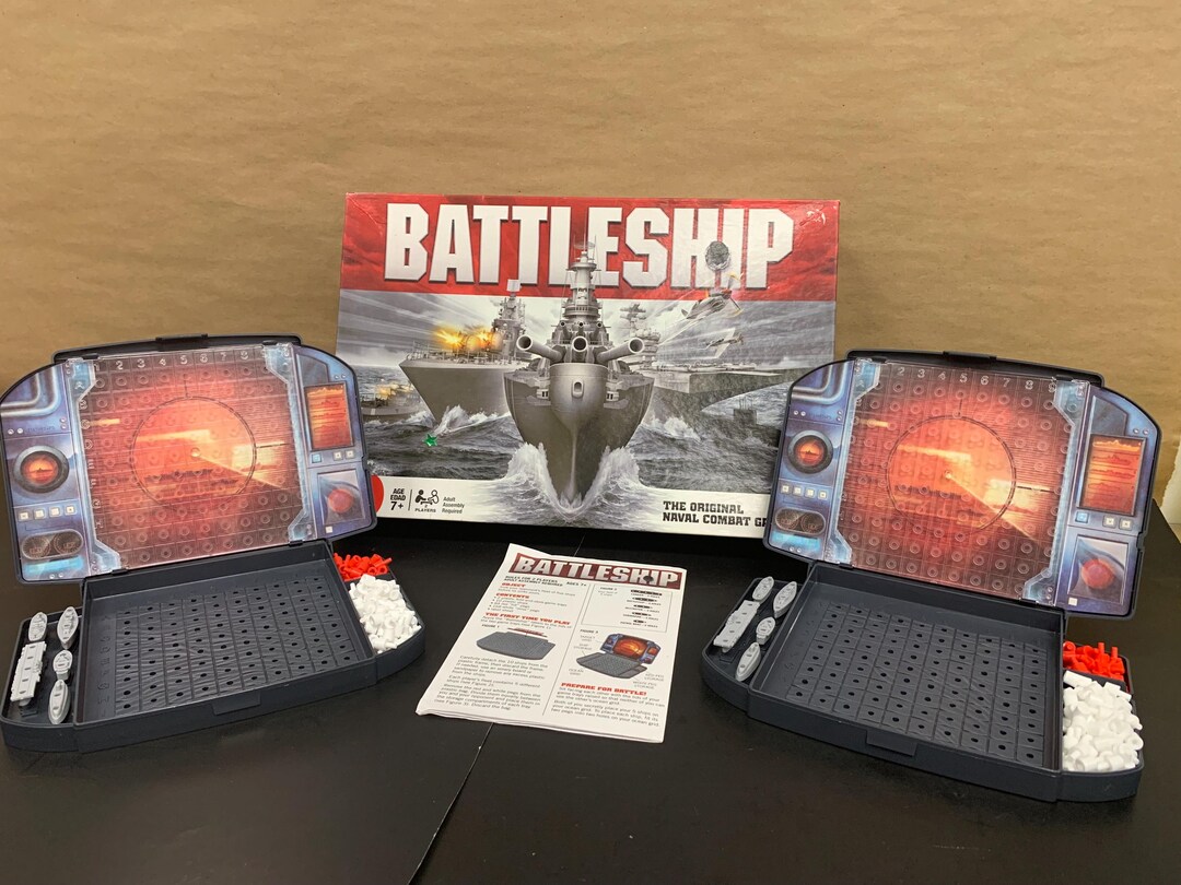 Hasbro Battleship Board Game Classic Naval Strategy Complete in Box - Etsy