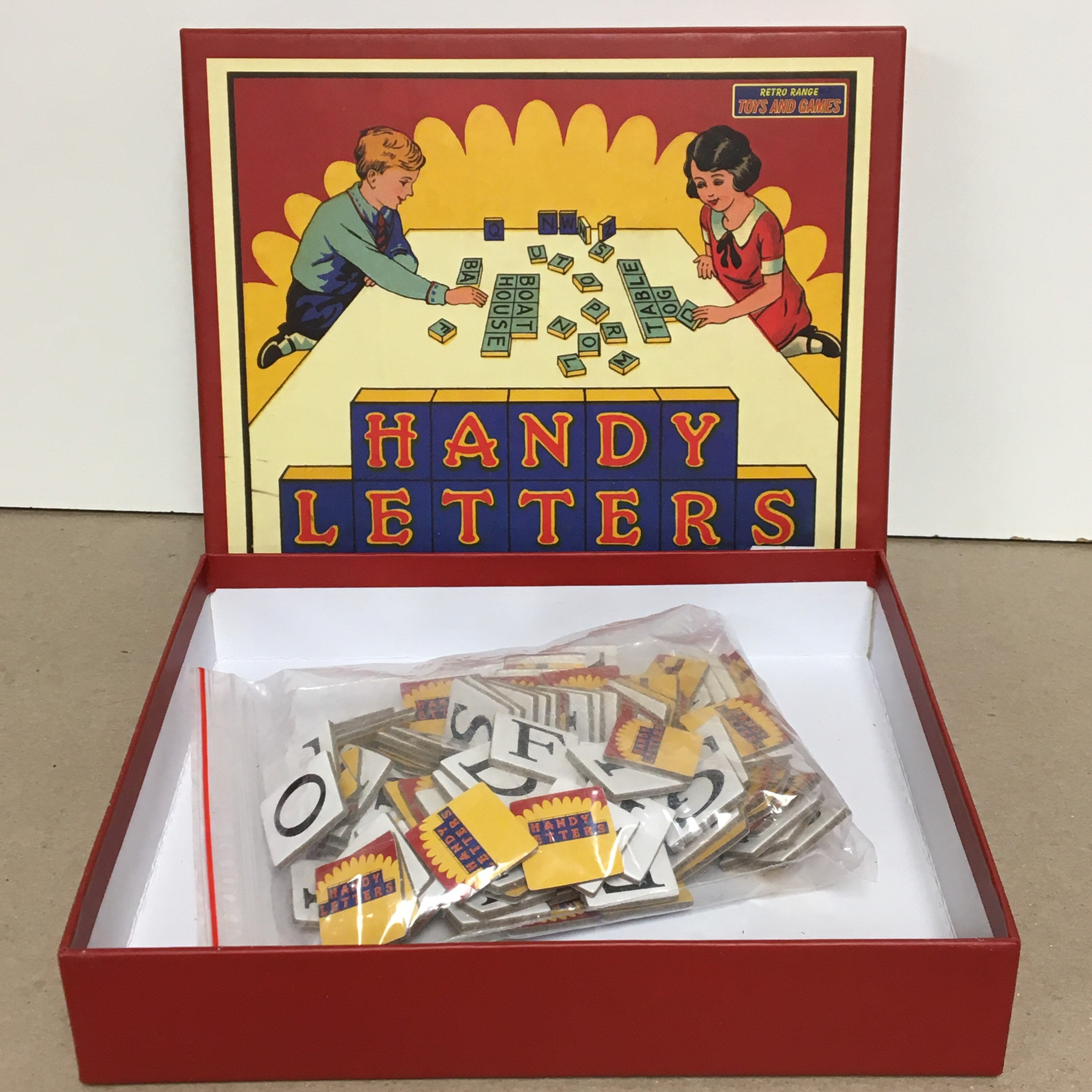 Vintage Retro 1940's Remake Handy Letters Word Game Complete in Box - Etsy