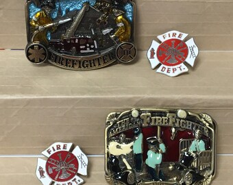 Fire Dept Belt Buckle - Etsy