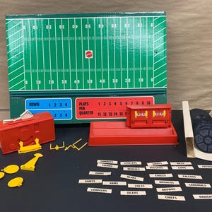 Vinatge 1971 Mattel Talking Football Offical Hear-it-happen Game 100% ...