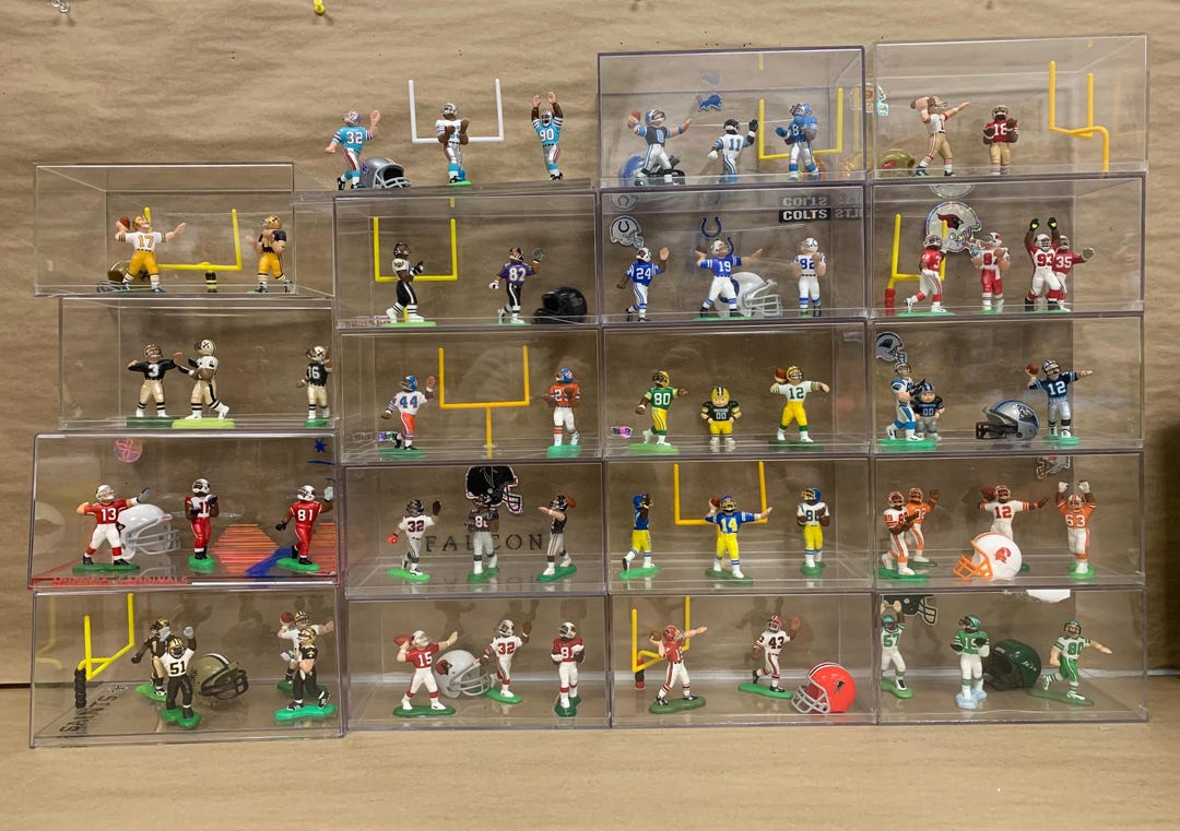 Vintage Hand Painted NFL Team Diorama in Acrylic Display Football ...