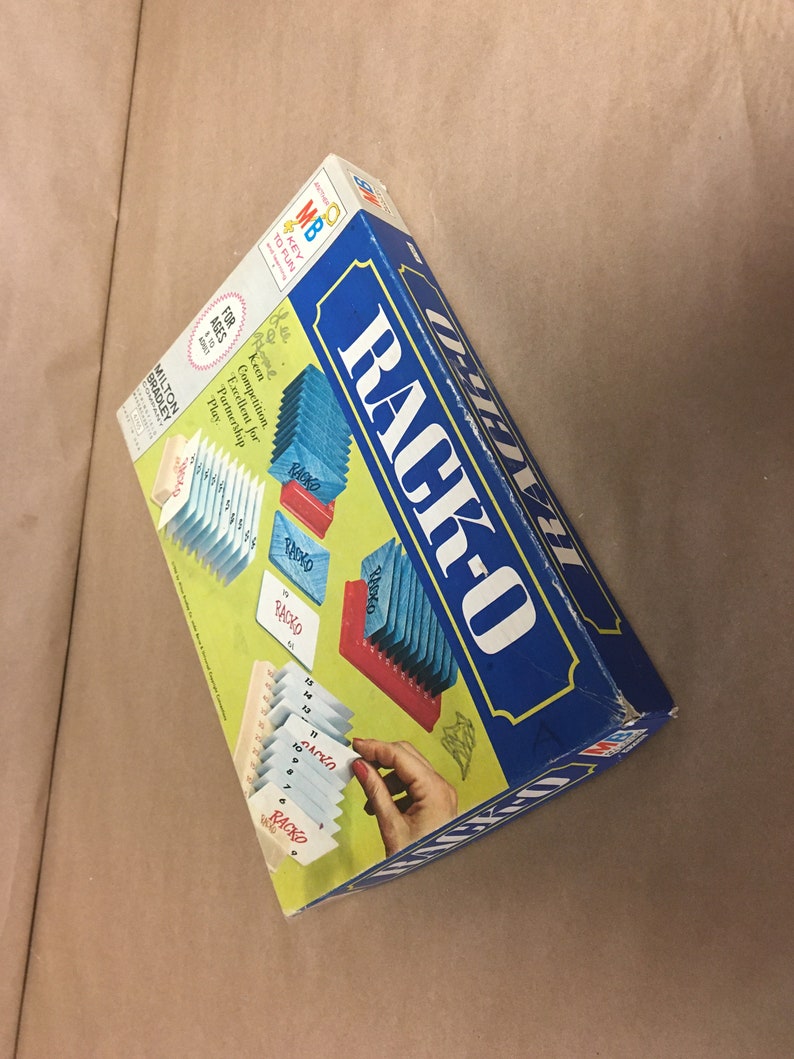 Vintage Rack-o Racko Card Game Complete in Original Box Milton | Etsy