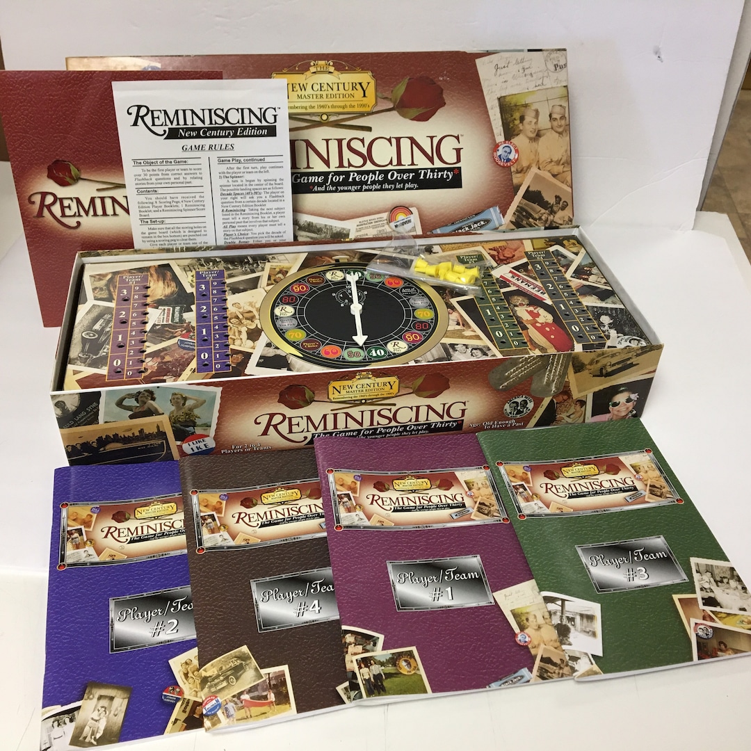 Vintage Reminiscing Game New Century Master Edition Game for People ...