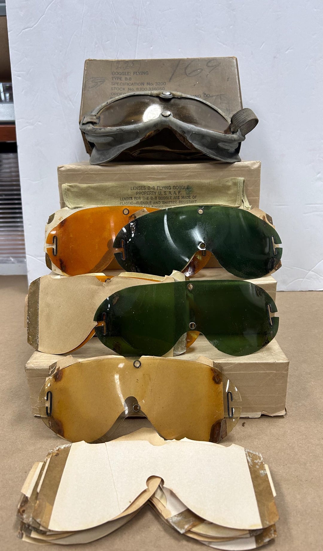 Estate Find 1940s US Army Air Force Flying Goggles Type B/8 - Etsy