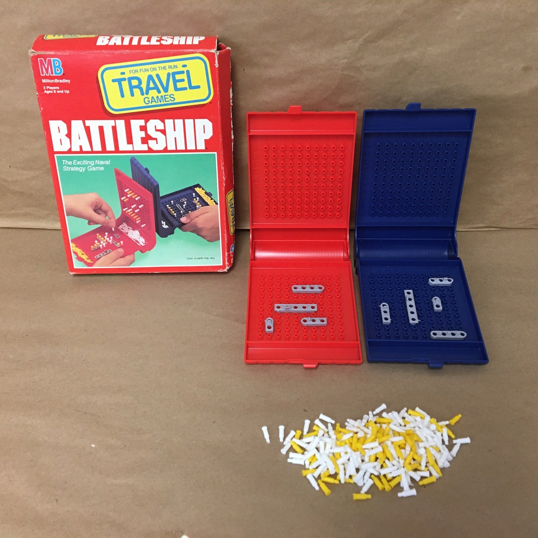Vintage 1980's Retro 1989 Battleship Travel Game Version for Fun on the ...