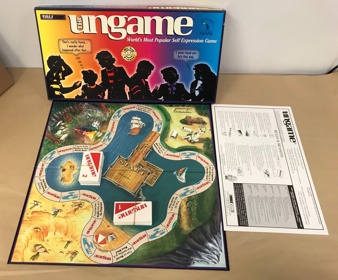 Vintage the Ungame Worlds Most Popular Self Expression Game 1997 ...