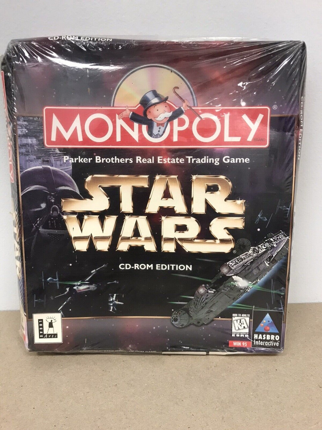 NIP Vintage Sealed Vintage Star Wars Monopoly CD Rom Edition - Etsy