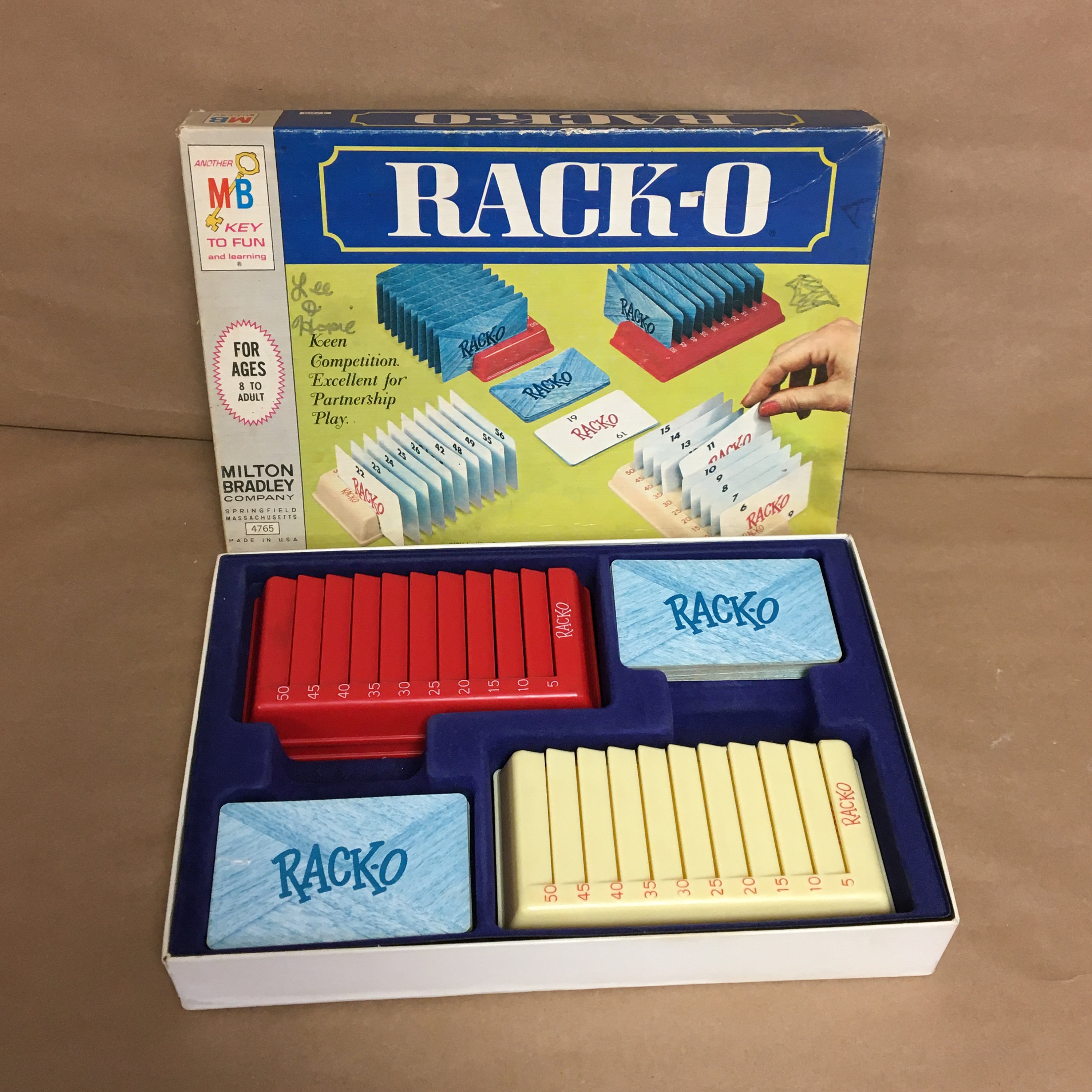 Vintage Rack-O Racko Card Game Complete In Original Box Milton | Etsy