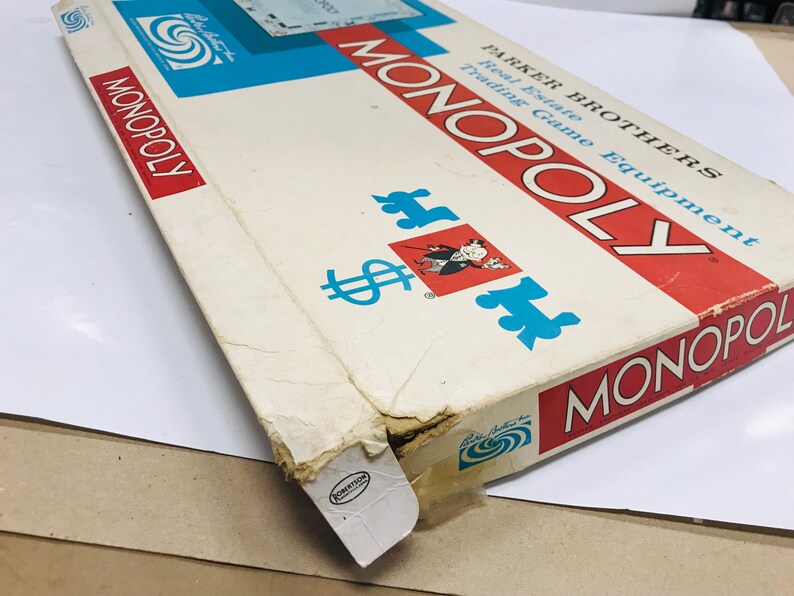 Vintage 1970s Monopoly Board Game No 9 General Mills Complete - Etsy