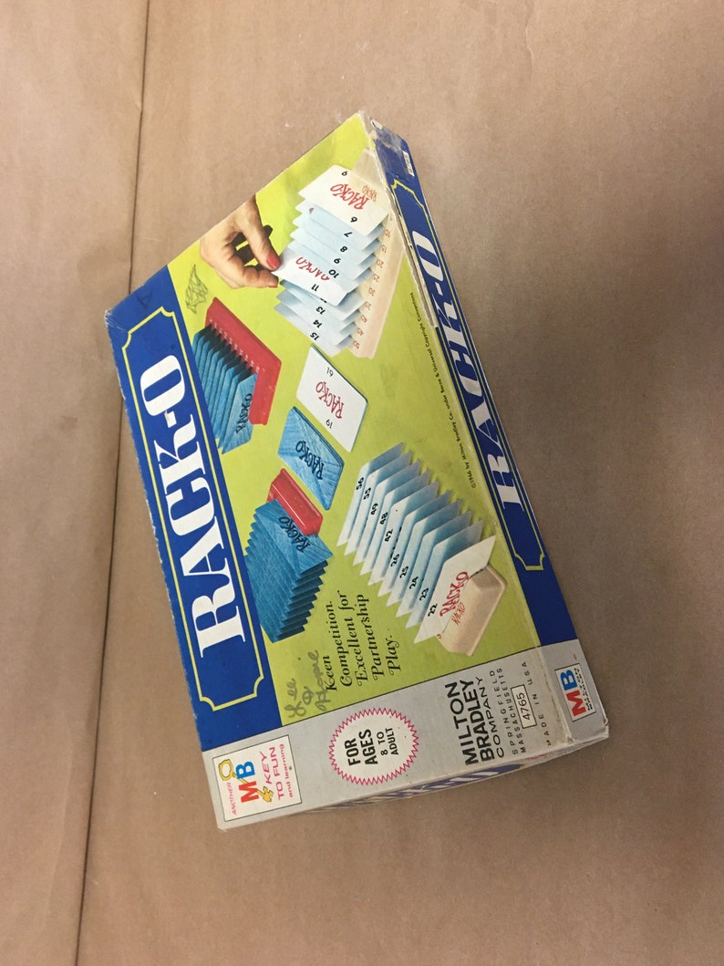 Vintage Rack-o Racko Card Game Complete in Original Box Milton - Etsy