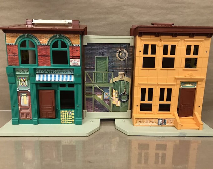 Vintage Fisher Price Sesame Street Building - Etsy